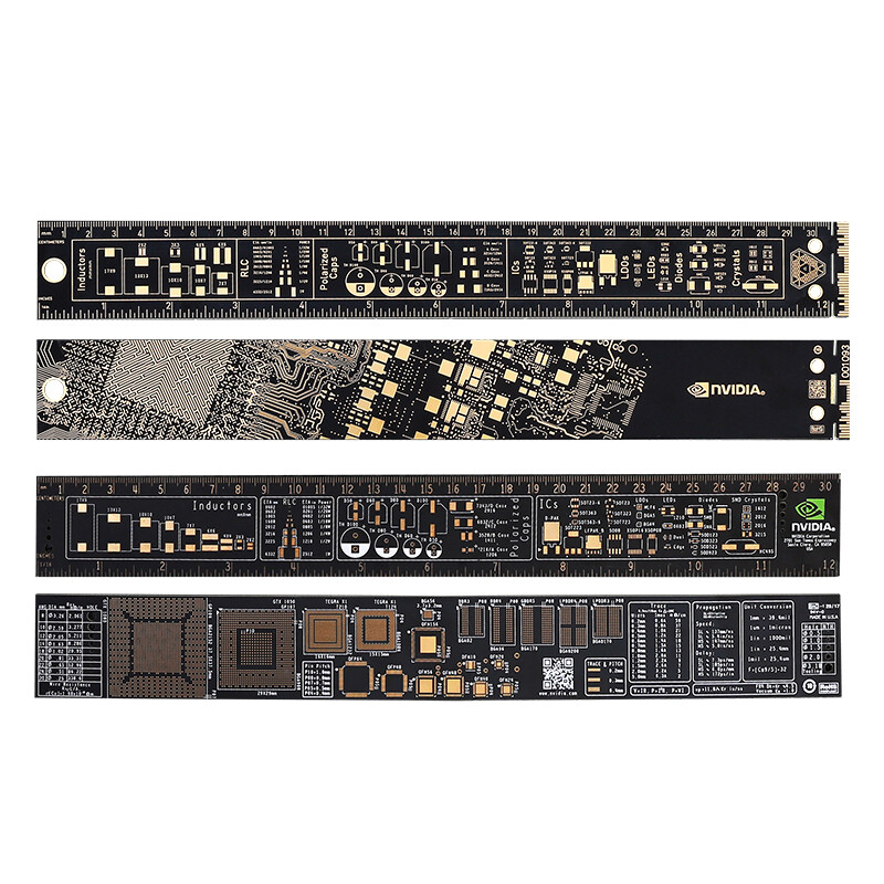 NVIDIA GeForce GTX PCB 1st / 2nd Generation Measuring Belief Ruler 12 ...