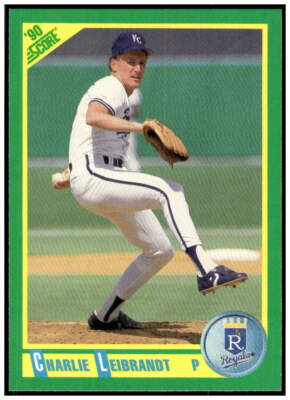 1990 Score #82 Charlie Leibrandt NM | eBay