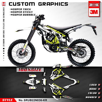 Custom Graphic Vinyl Sticker Kit Decal for Sur Ron Ultra Bee Surron ...