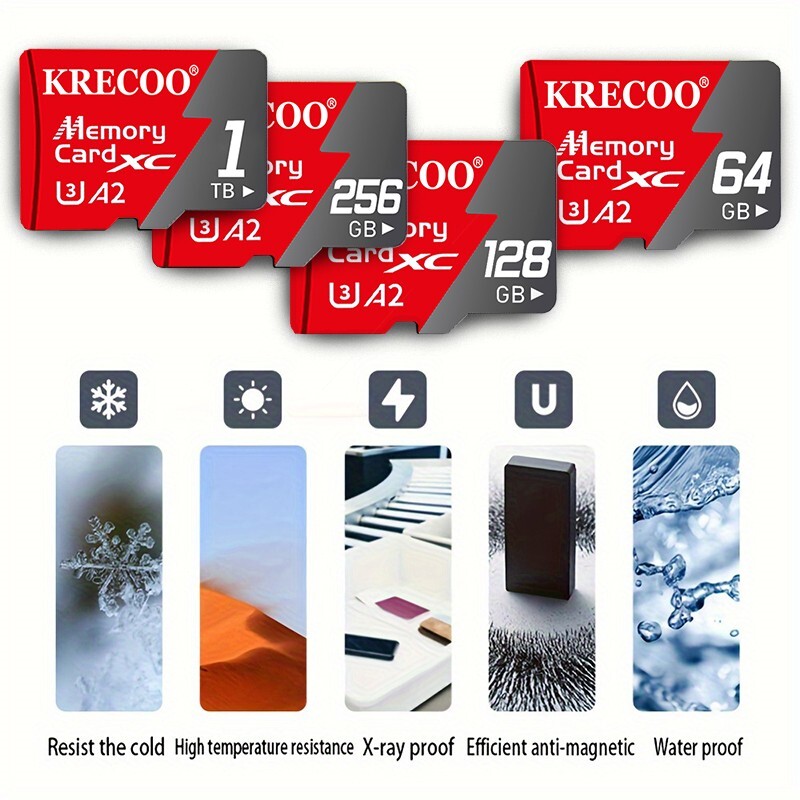 Micro SD Card 64GB 128GB 256GB 1TB Class 10 Micro SD Memory Card TF ...