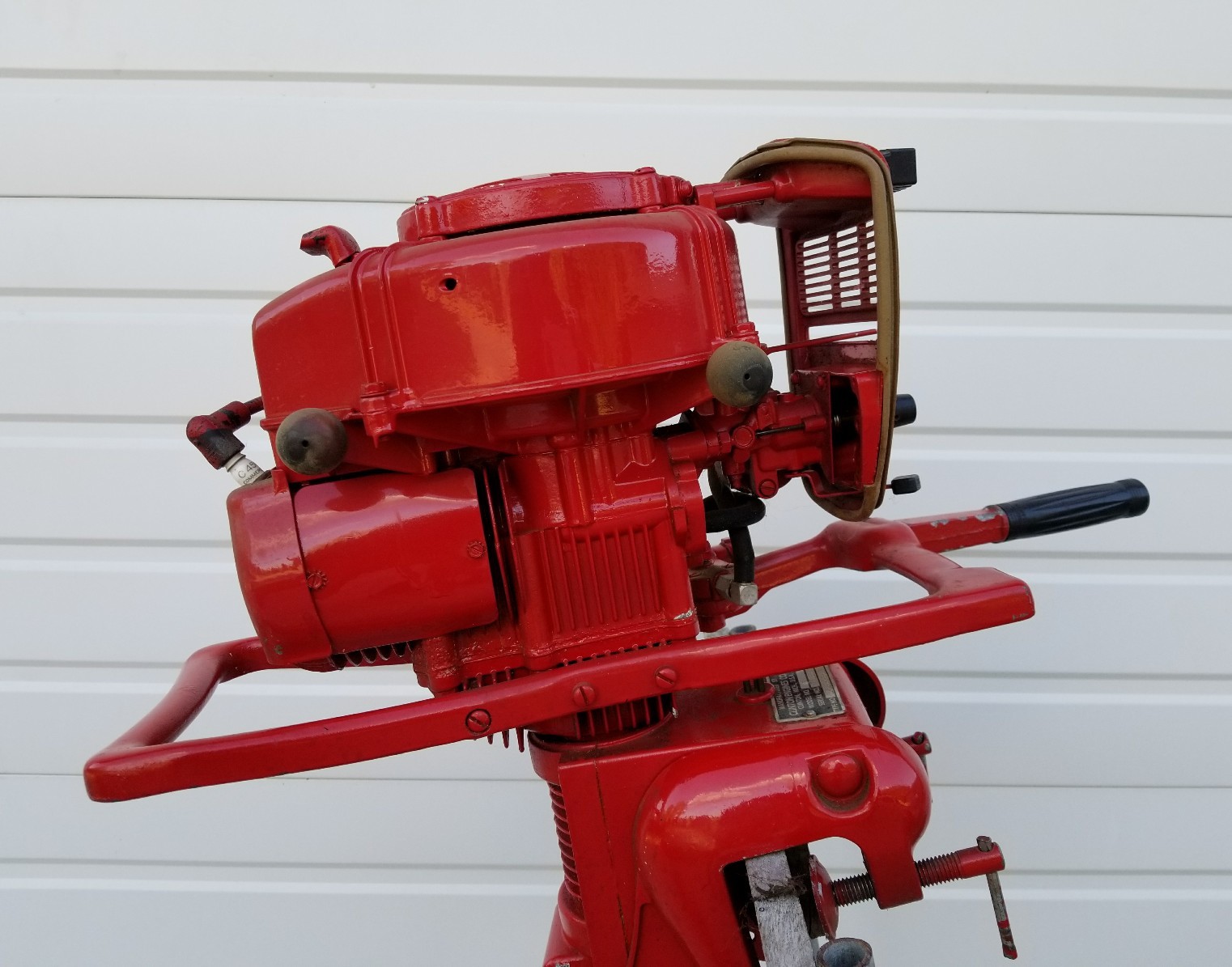 1958 Clinton Apache J8 5 HP Outboard Motor Running | eBay