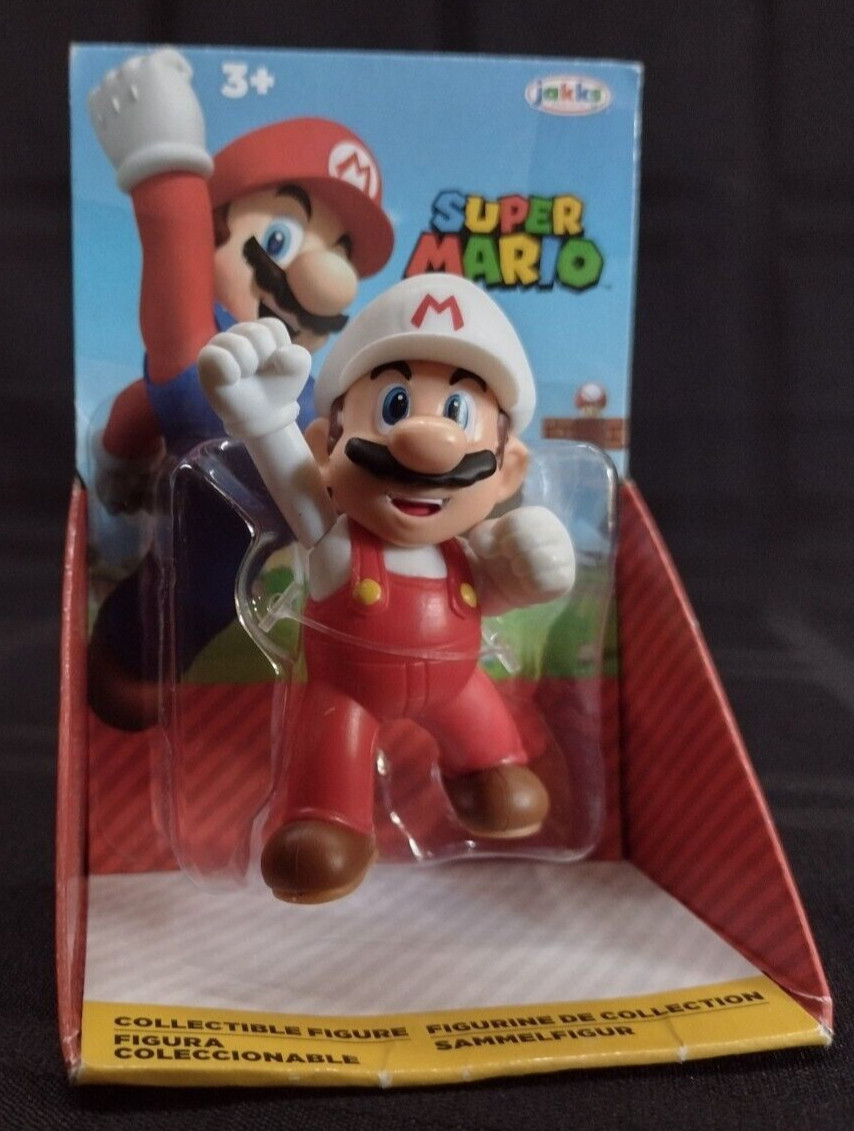 Mario- Big Size Deluxe Action Figure Mario Fire Man 50 Cm, 55% OFF