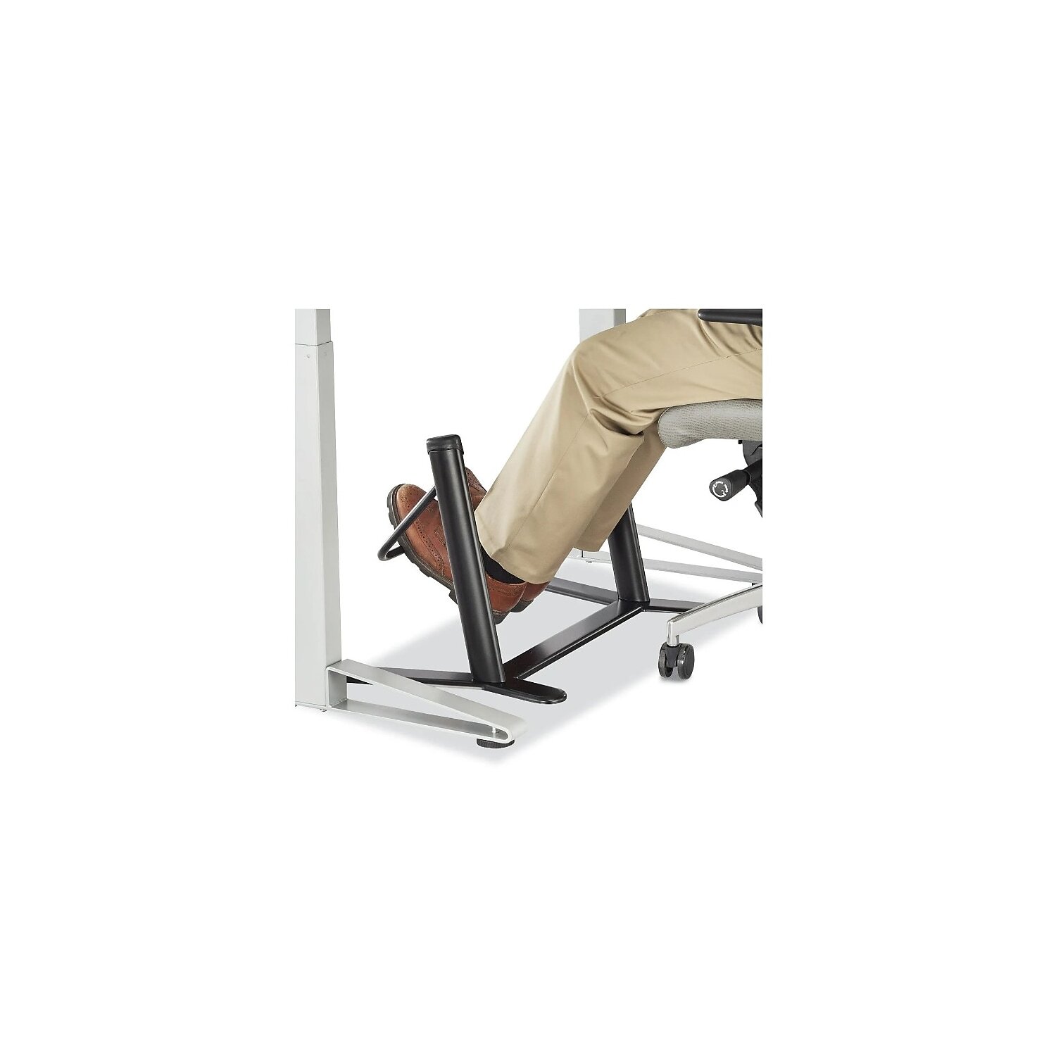 Safco Products Dynamic Footrest With Swing Bar 2134BL Black for sale ...