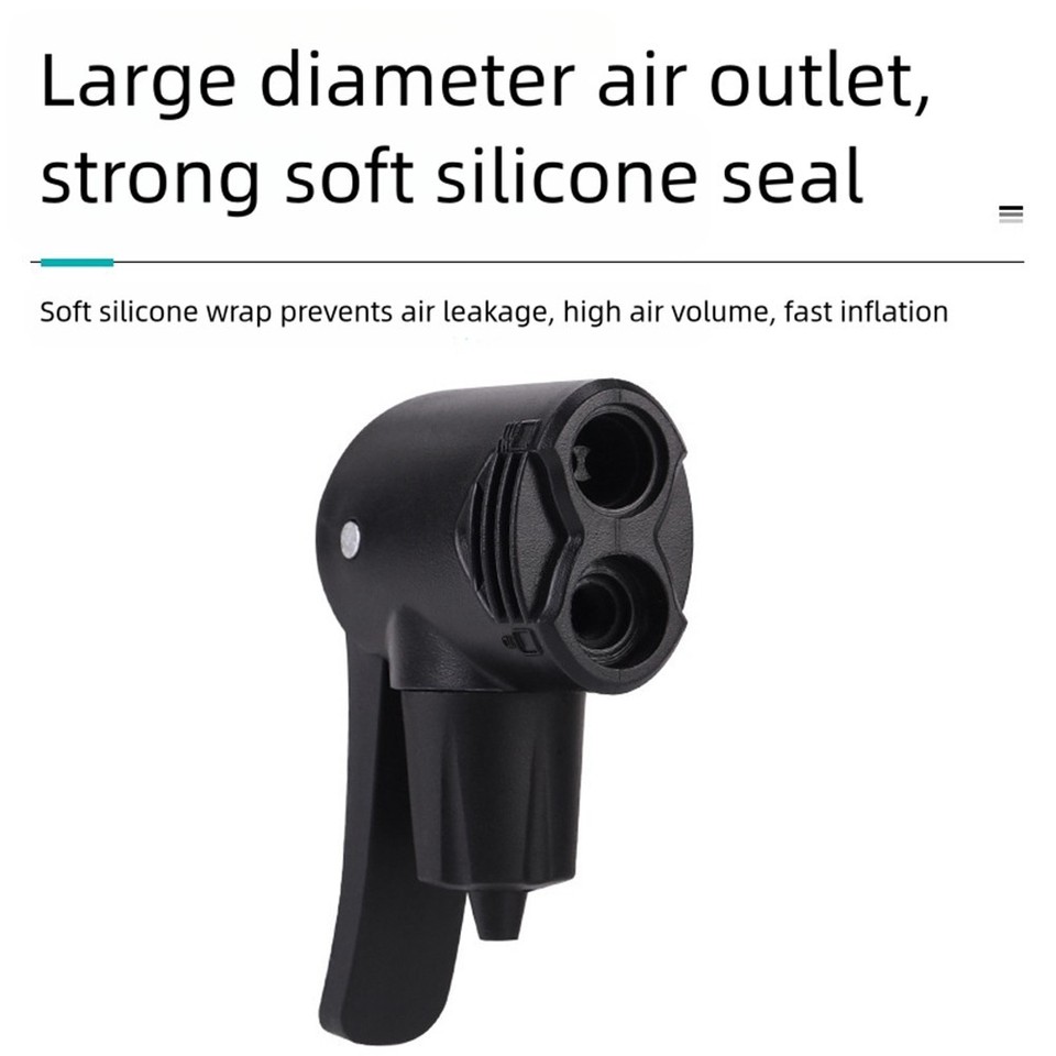 5 Pieces Bike Pump Nozzle Set Selfswitching Integrated Inflator Nozzle ...