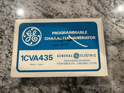 Vintage GE Programmable Character Generator -in Original Packaging | eBay