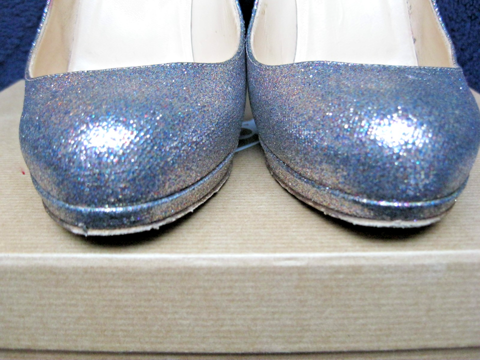 Genuine CHRISTIAN LOUBOUTIN Neofilo 120 Glitter Heels Used 2013 UK 5.5 ...