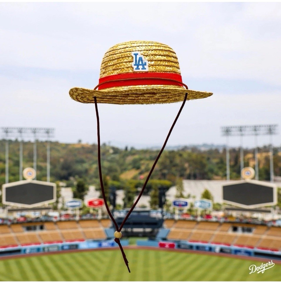 DODGERS X ONE PIECE COLLAB PROMO CARD MONKEY D. LUFFY PLUS HAT BUNDLE ...