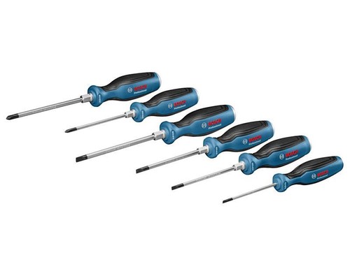 Bosch Professional Screwdriver Set 6 Piece Phillips & Slotted ...