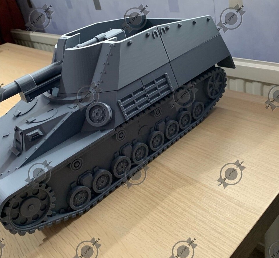 WW2 GERMAN NASHORN TANK , 3D PRINTED, MANY SCALES AVAILABLE | eBay