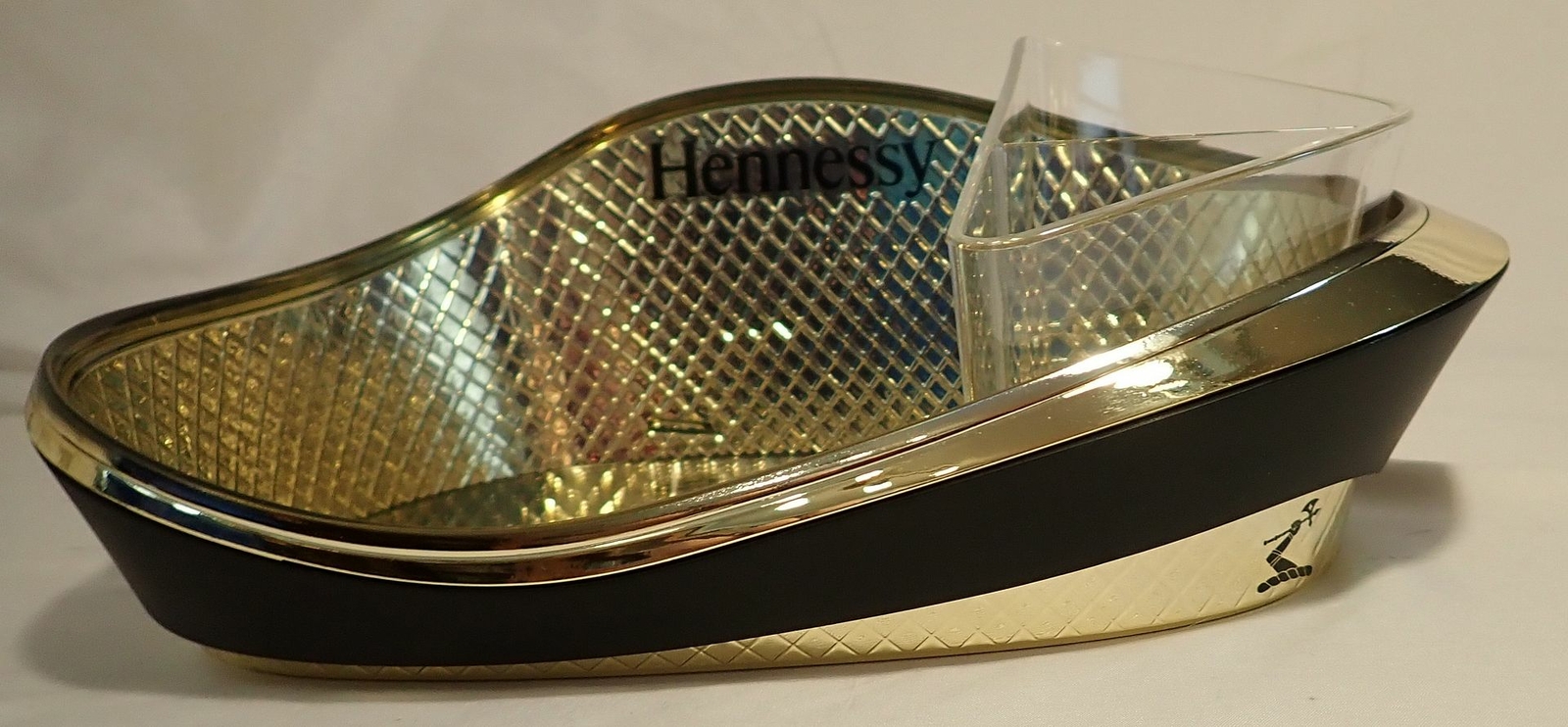 New HENNESSY Cognac Bar Caddy Tray Napkin Straw & Drink Stirrer Holder ...