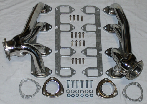 Stainless Steel Shorty Exhaust Headers for 1967-75 Ford BBF FE 330 390 ...