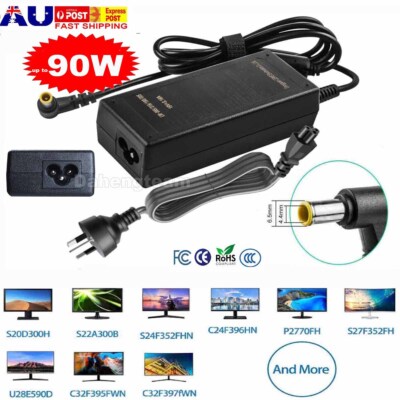 14V 19V AC Adapter Charger For Samsung Sony HD TV LG Monitor Power ...