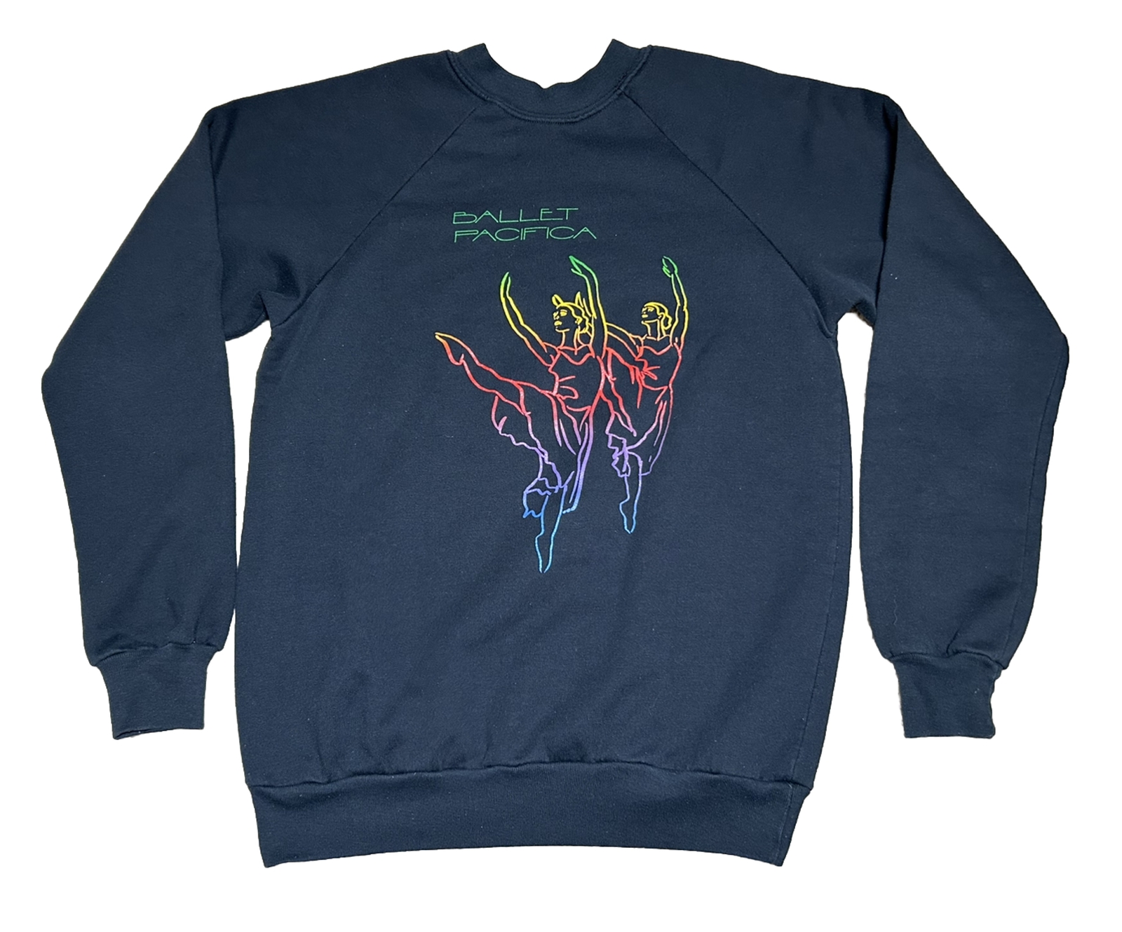 VTG Ballet Pacifica Crewneck Black Size Medium Multicolor Graphic Print ...