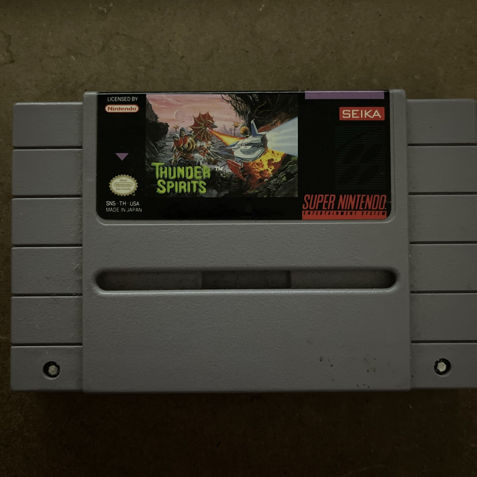 Thunder Spirits (Super Nintendo Entertainment System, 1992) for sale ...