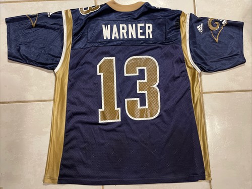 Rare Vintage ADIDAS Kurt Warner St. Louis Rams NFL Jersey Men's XL | eBay
