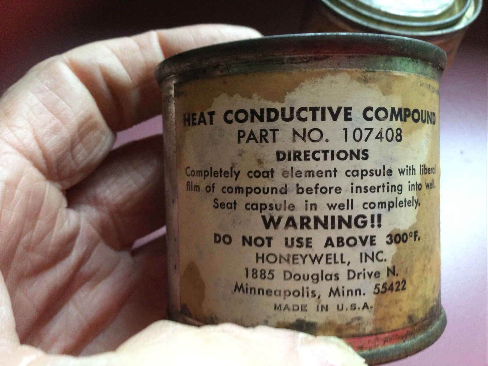 Honeywell 107408 Heat Conductive Compound, 8 Ounces =2Jars Old Stock | eBay
