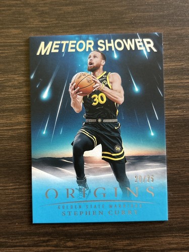 Stephen Curry 2024-25 Panini Origins Meteor Shower Turquoise #/25 ...