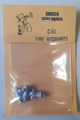 JUNECO SCALE MODELS #C-61 HO SCALE FIRE HYDRANTS - 3pk | eBay Australia