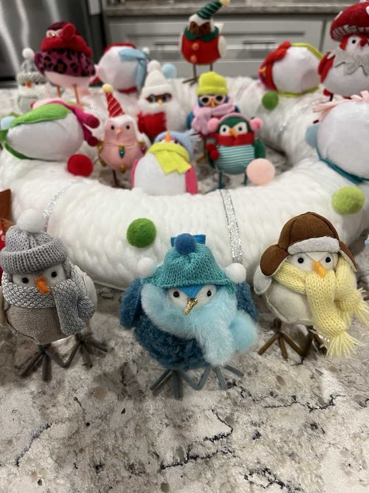 Target Wondershop Lot of 21 Christmas Birds Miniature Size 4 Inches ...