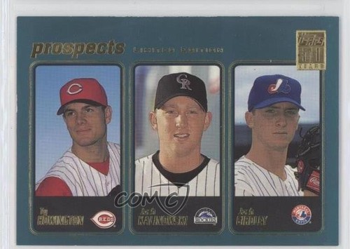 2001 Topps Prospects Limited Edition Ty Howington Josh Kalinowski ...