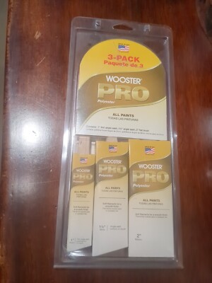 Wooster Pro 3 pack all paints Brush set | eBay