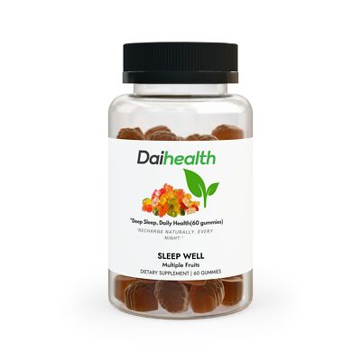 Daihealth-Nighttime Sleep Gummies – Fall Asleep Fast & Stay Asleep ...