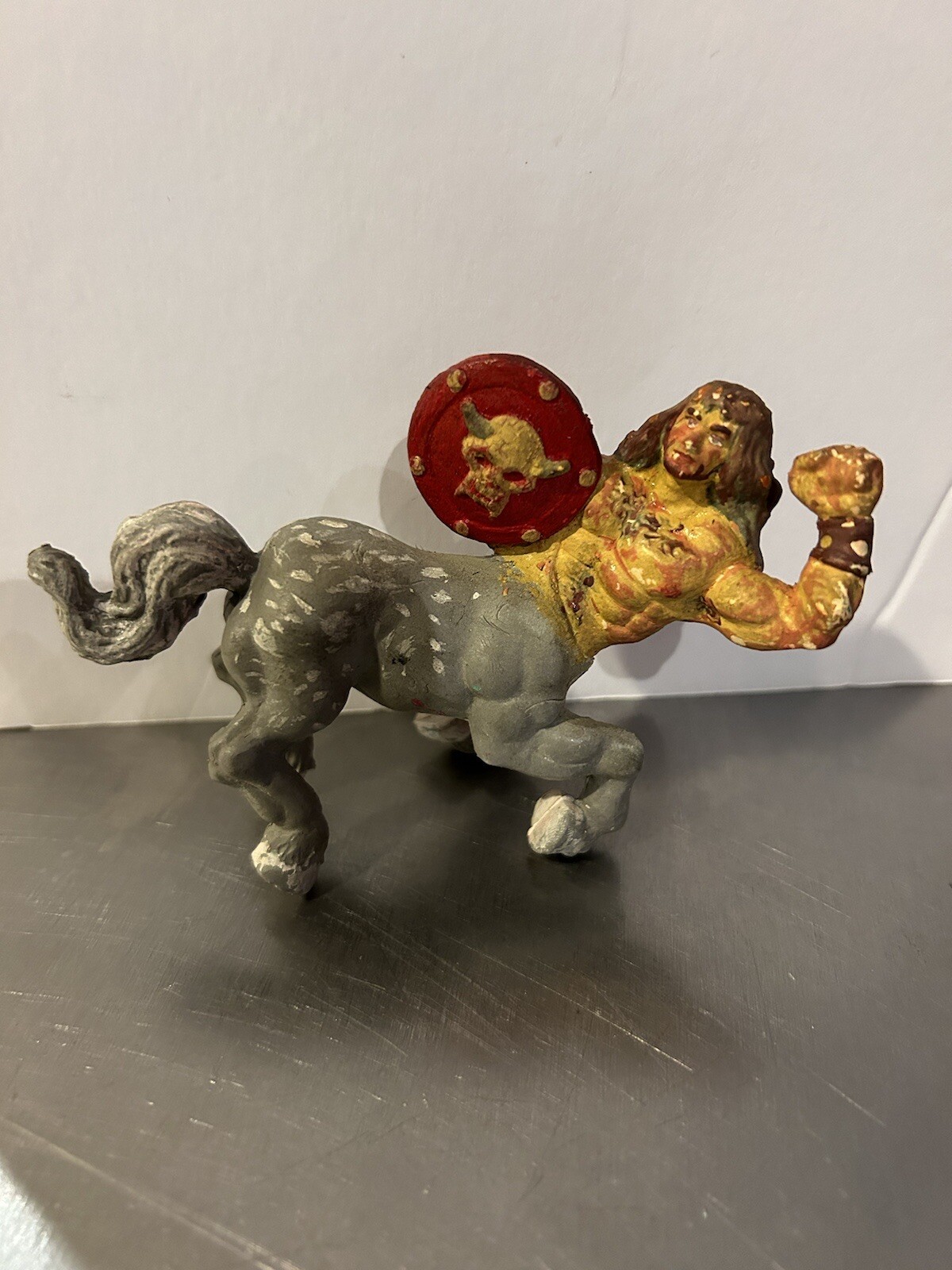 VINTAGE FLEETWOOD Toys Hong Kong Centaur Red Sheild and Skull | eBay