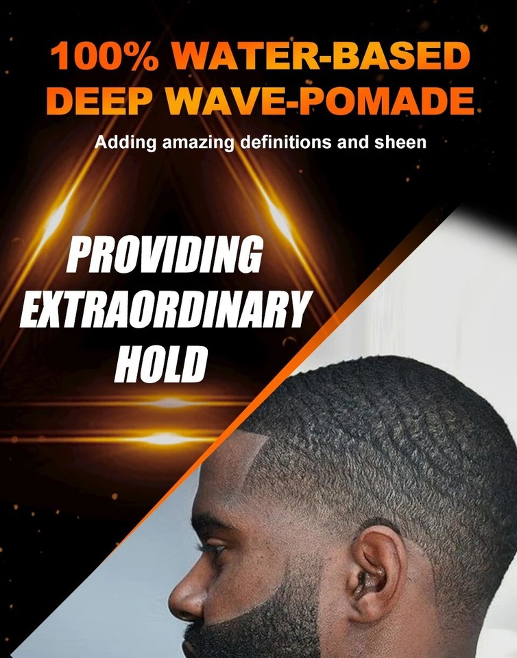 Wave Hair Gel 360 Deep Waves Control Pomade Wavy Hair Brush Sport ...