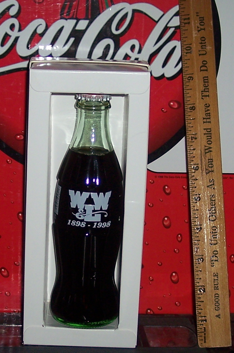 1998 WW & L WELDON WILLIAMS & LICK 100 YEARS 8OZ GLASS COCA - COLA ...
