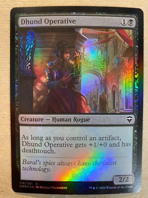 MTG 1x FOIL Dhund Operative Commander Legends Pauper Magic the ...