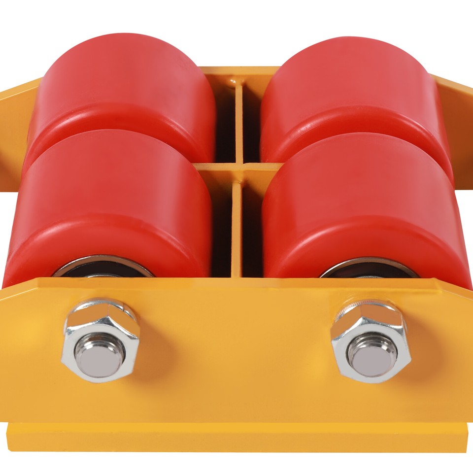 4Pcs 6 Ton Heavy Duty Machine Dolly Skates Machinery Roller Mover Cargo ...