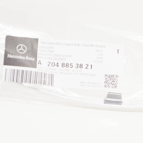 NEW MB C W204 FRONT BUMPER RIGHT CHROME MOULDING TRIM A2048853821 OEM ...