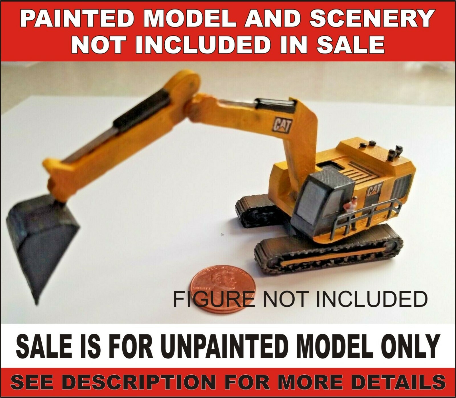 N scale Cat 6015B hydraulic mining shovel | Grelly Canada