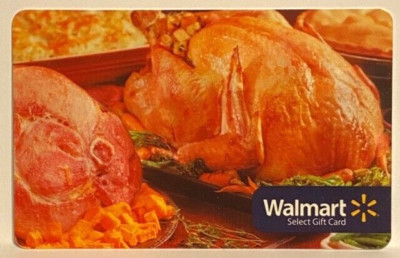 WalMart Happy Thanksgiving Dinner Turkey Ham Vegetables 2020 Gift Card ...