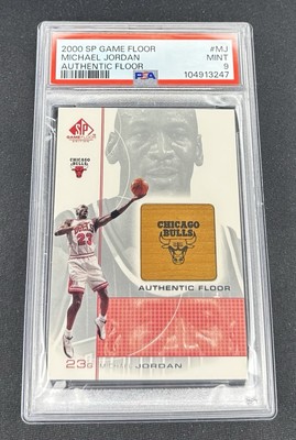 2000 Michael Jordan SP Game Floor Authentic Floor Court PSA 9 #MJ ...