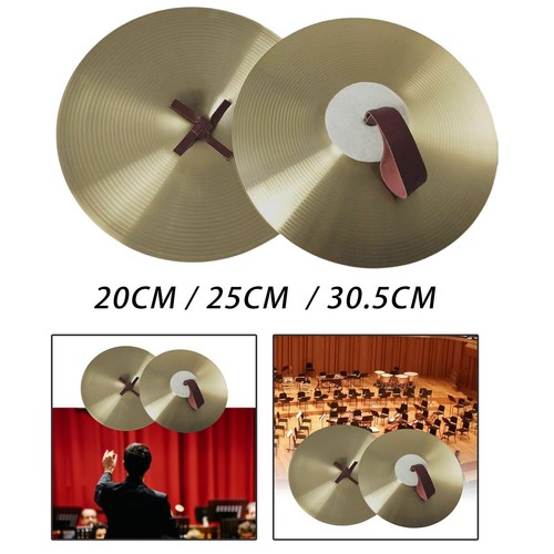 Crash Cymbals Pair Traditional Alloy Rhythm Beat Hand Cymbals for Music ...