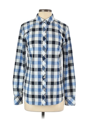 1901 Women Blue Long Sleeve Blouse XS | eBay