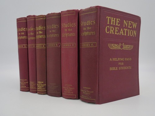 STUDIES IN THE SCRIPTURES (6 VOLUME SET) 1911-1916 | eBay