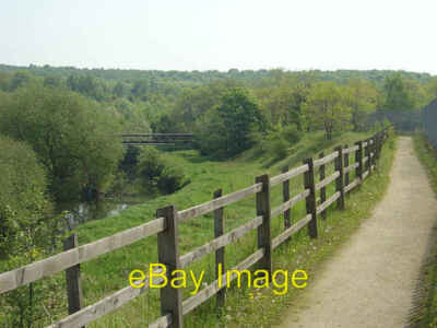 Photo 6x4 Rother Valley footpath Rotherham Looking south near Canklow ...