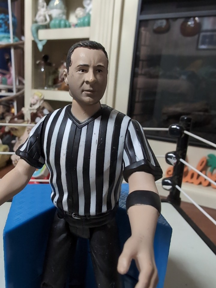 2013 Referee Three Counting and Talking Wrestling Action Figure Working ...