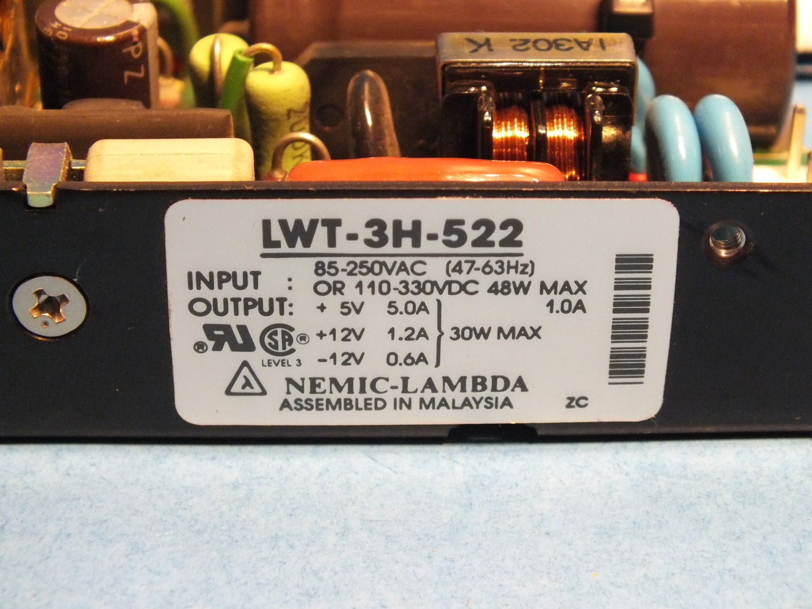 NEMIC-LAMBDA LWT-3H-522 Output: 5VDC/5A 12VDC/1,2A Power supply | eBay