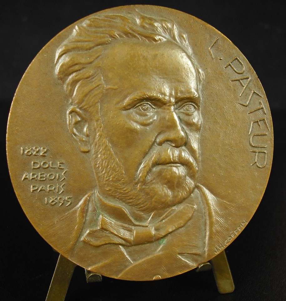 Louis Pasteur Microbiology DNA Deoxyribonucleic Acid Coeffin Medal | eBay