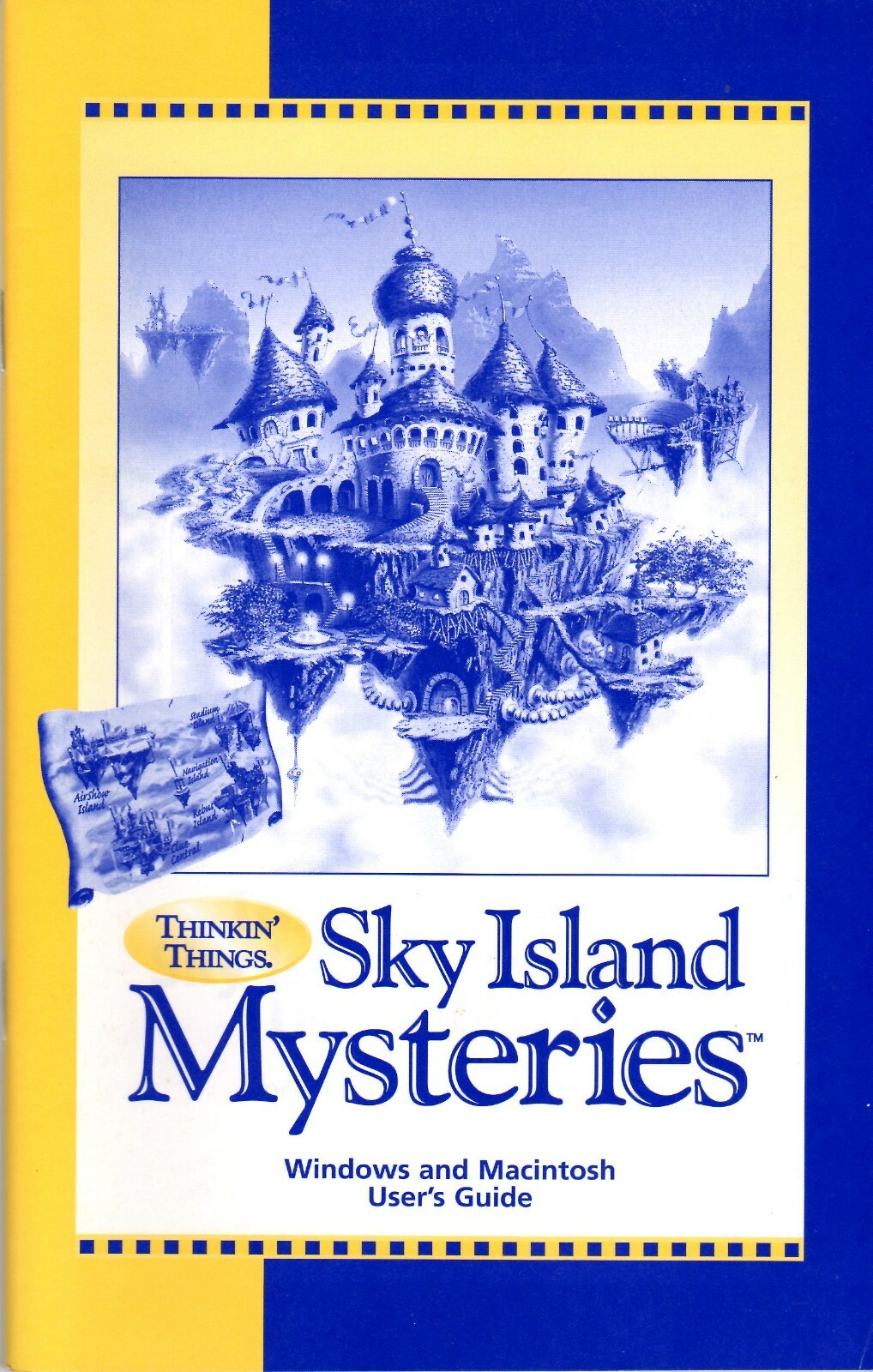 Thinkin' Things SKY ISLAND MYSTERIES by EDMARK PC & Mac Game CD-ROM ...