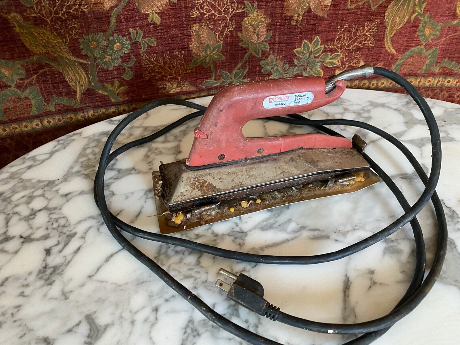 USED Roberts 10-282G Carpet Deluxe Seaming Iron Adjustable Heat Dial ...