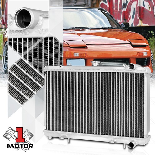 Aluminum 2 Row Performance Radiator for 89-94 240SX S13 KA24/KA24DE KA ...