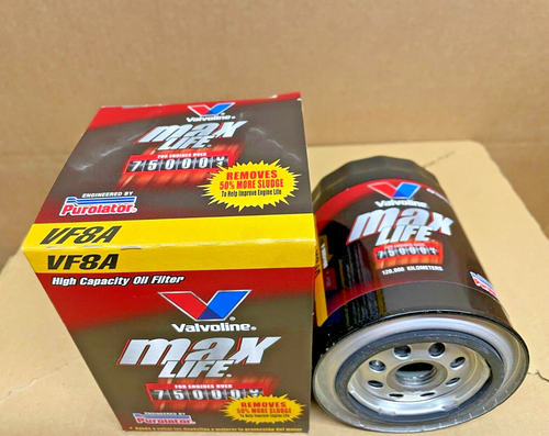 New Valvoline Max Life High Capacity Oil Filter VF8A (Pack of 12) | eBay