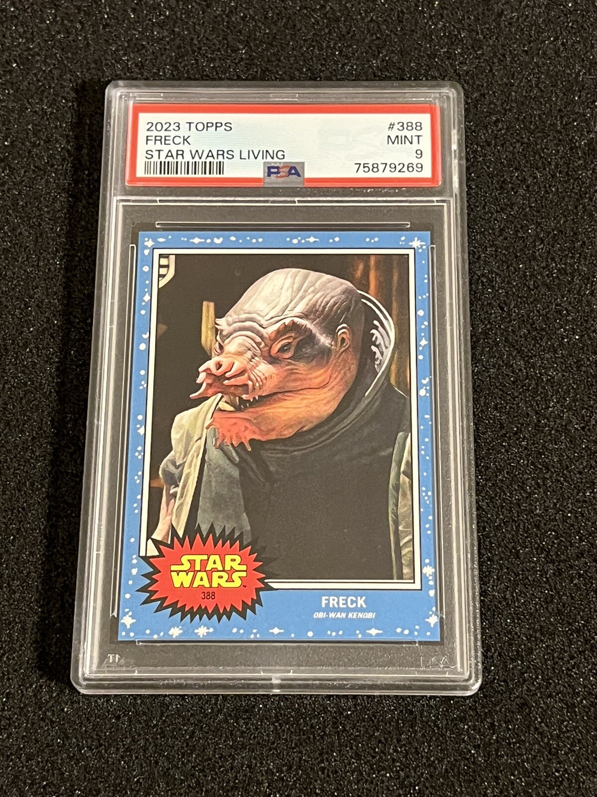 Freck 2023 Topps Star Wars Living Set Obi-Wan Kinobi #388 PSA 9 Low Pop ...