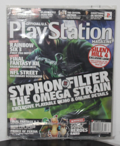 PLAYSTATION MAGAZINE US February 2004 #77 Syphon Filter Crystal Method ...