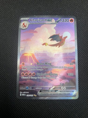 Charizard ex 199/165 Scarlet & Violet 151 English SIR Pokémon TCG NM | eBay