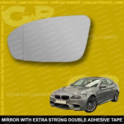 For BMW M5, M6, M6 Gran Coupe wing mirror glass 11-18 Left side with ...